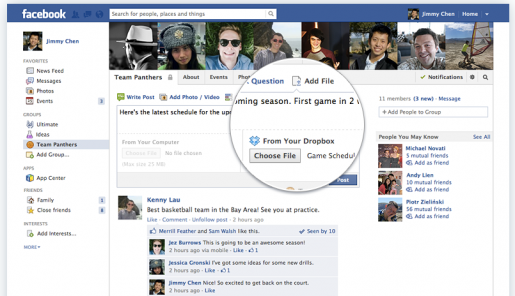 Dropbox se integra con Facebook - RedUSERS Dropbox se integra con Facebook - RedUSERS