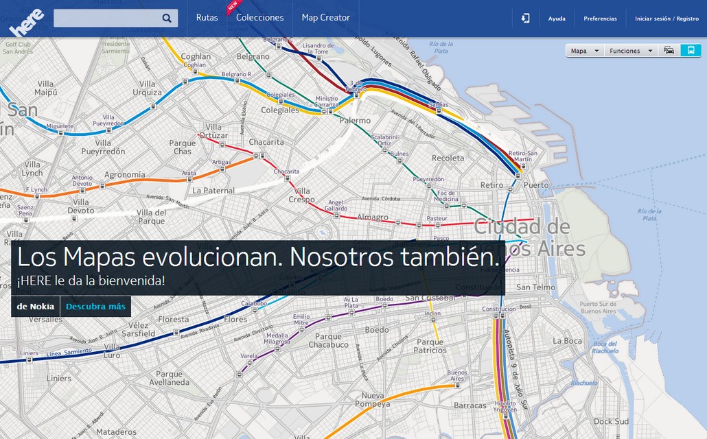 Nokia lanza Here, un servicio de mapas "evolucionado" - RedUSERS