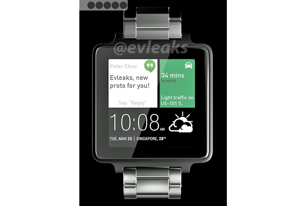 Se filtran las primeras imágenes del smartwatch de HTC - RedUSERS
