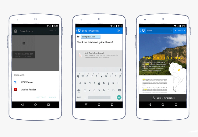 Dropbox: Actualización de la app para Android agrega lector de PDFs y ...