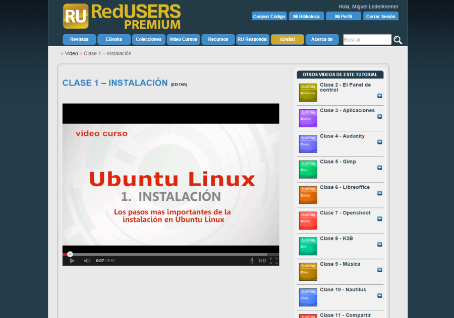 Lanzamos los videocursos en RedUSERS Premium! - RedUSERS