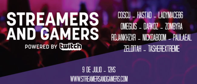 Conocé las actividades de Streamers & Gamers - RedUSERS