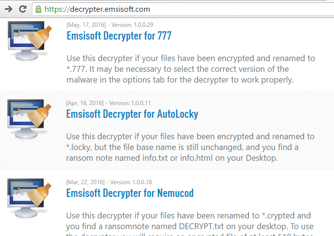 Emsisoft Decrypter: Desencripta los archivos tomados por virus - RedUSERS