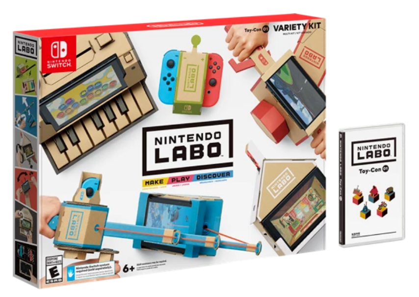 Nintendo presentó Labo, un add-on de cartón, lúdico y educativo para ...