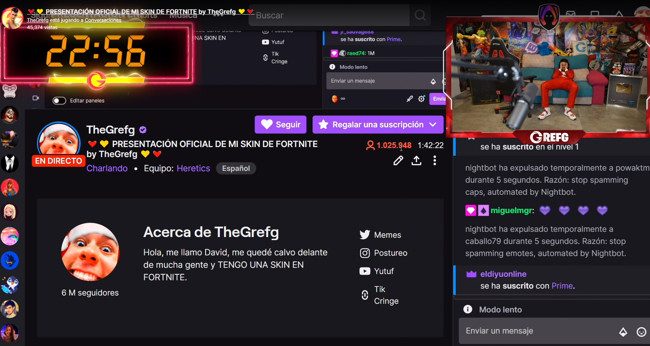 The Grefg alcanza los 2,5 millones de espectadores en Twitch - RedUSERS