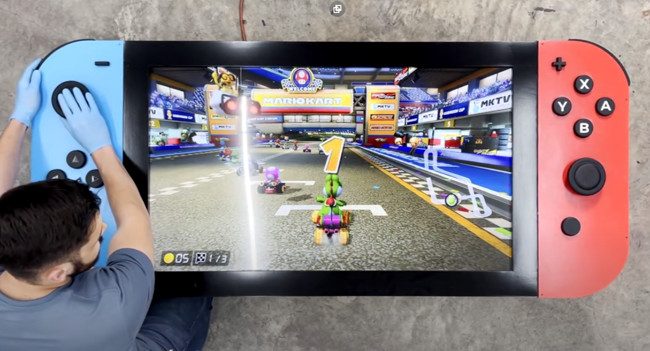 Construye una Nintendo Switch gigante - RedUSERS