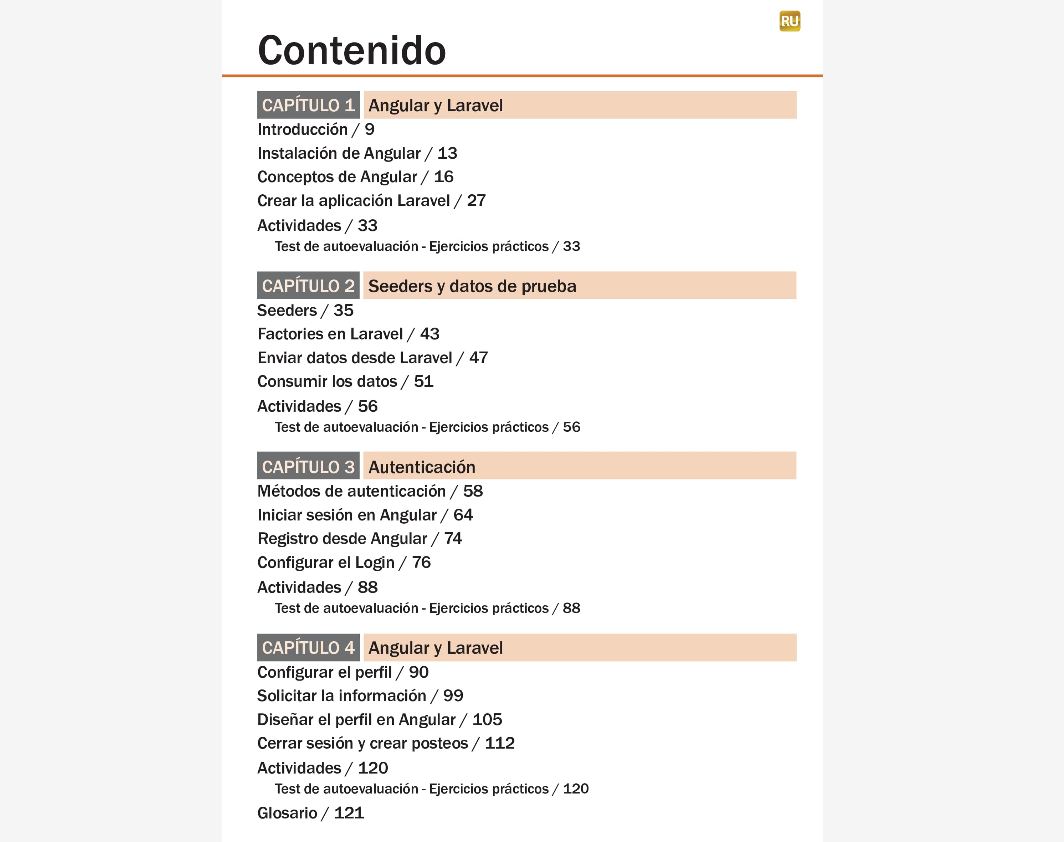 FRAMEWORK TOTAL Vol. 3, Laravel con Angular - RedUSERS