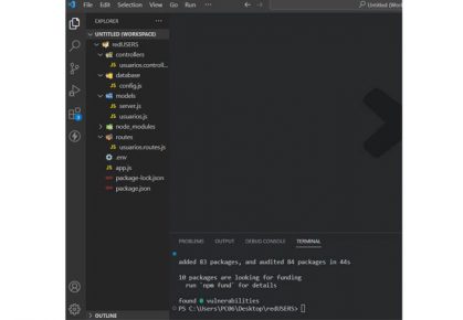 CREA UNA API CON NODE JS PARA TU NEGOCIO DIGITAL - RedUSERS